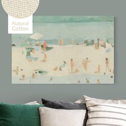 Bilderwelten Leinwandbild - Querformat Sandbank im Meer I