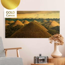 Bilderwelten Leinwandbild Schokoladenh&uuml;gel Landschaft