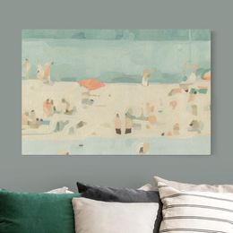 Bilderwelten Leinwandbild - Querformat Sandbank im Meer II