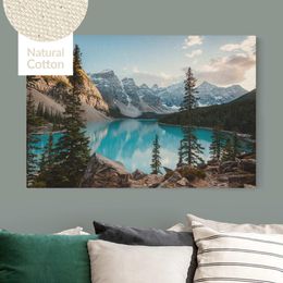 Bilderwelten Leinwandbild Bergsee