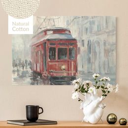 Bilderwelten Leinwandbild - Querformat Stra&szlig;enbahn-Studie II