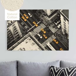 Bilderwelten Leinwandbild - Querformat New York City Cabs