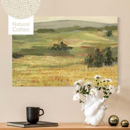 Leinwandbild Natur & Landschaft Wiese am Morgen I