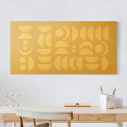 Bilderwelten Leinwandbild Abstrakte Monde beige