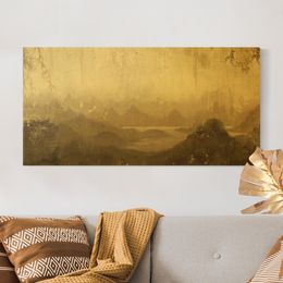 Bilderwelten Leinwandbild Orientalische Dschungel Gipfel