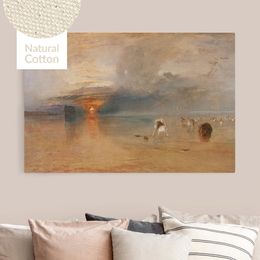 Bilderwelten Leinwandbild - Querformat William Turner - Strand bei Calais