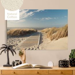 Bilderwelten Leinwandbild - Querformat Ostsee Strand