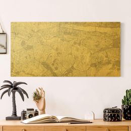 Bilderwelten Leinwandbild New York Stadtplan