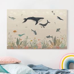 Bilderwelten Leinwandbild Magische Unterwasserwelt