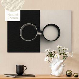 Bilderwelten Leinwandbild - Querformat Gegens&auml;tze