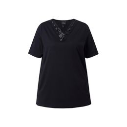 Ulla Popken Shirt female Black size 54-56
