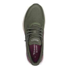 Tamaris Sneaker Damen Gr&ouml;&szlig;e 42 oliv / hellpink