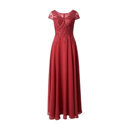 LUXUAR Kleid Damen Größe 40 karminrot Winterkleid