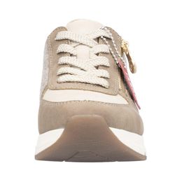 Rieker Sneaker Damen Gr&ouml;&szlig;e 38 beige / gold / grau / taupe