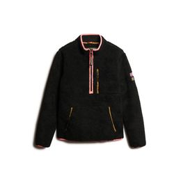 Superdry Fleece Jacket female Black size XXL