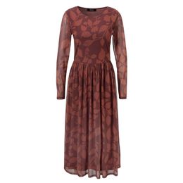 Aniston SELECTED Kleid Damen Gr&ouml;&szlig;e 44 kastanienbraun / rostbraun Winterkleid