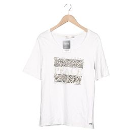 Oui T-Shirt Damen Größe XL Second Hand weiß
