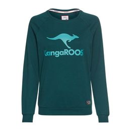 Kangaroos Sweatshirt Damen Gr&ouml;&szlig;e 6XL/7XL t&uuml;rkis / dunkelgr&uuml;n