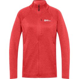 Jack Wolfskin Athletic Fleece Jacket female Red size S