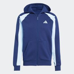 adidas Sportswear Sportsweatjacke Herren Gr&ouml;&szlig;e XXL enzian / hellblau