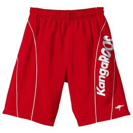 Kangaroos Board Shorts male Red size 4