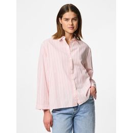 Pieces Bluse Damen Größe XS hellpink / eierschale