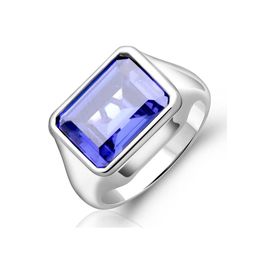 Tony Fein Ring 'Blau Zirc' male Silver size 62
