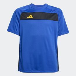adidas Performance Funktionsshirt 'Tiro 25 Essentials' Jungen Größe 140 blau / gelb / schwarz
