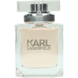 Lagerfeld Damen Eau de Parfum "Pour Femme", 85ml, transparent, Parfüms, Blumig-fruchtiger Damenduft mit Pfirsich, Magnolie und Moschus.