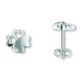 ONE ELEMENT Damen Paar Ohrh&auml;nger "Zirkonia Blume Ohrringe Ohrstecker aus 925 Silber", Kinder, Silber 925 (Sterlingsilber), silber, Silber 925