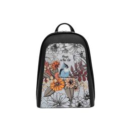 DOGO Tagesrucksack "Tidy Bag Rucksack Magic In The Air Damen Backpack", schwarz, Lederimitat, Rucksäcke