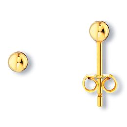 ONE ELEMENT Damen Paar Ohrh&auml;nger "Kugel Ohrringe Ohrstecker aus 333 Gelbgold", Damen, Gelbgold 333 Gold, gold, Gelbgold 333, Gold, Ohrringe, Damen