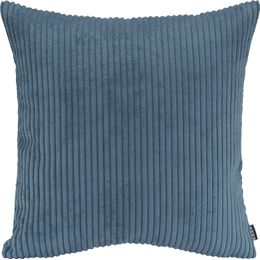 HOCK Dekokissen H.O.C.K., B:50cm H:10cm L:50cm, blau, Polyester, Dekokissen_Sitzkissen_Kissenhüllen, "Corduroy", weiches Cord