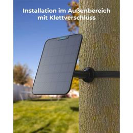 Reolink Solarladegerät "6W Solarpanel", B:20,2cm H:9cm T:24,5cm, schwarz, Ladegeräte