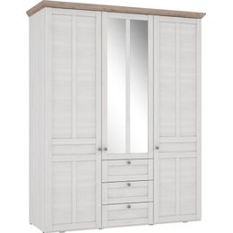 Kleiderschrank FORTE, B:155cm H:192,6cm T:57,3cm, braun, FSC-zertifizierter Holzwerkstoff, Kinderzimmer, Schränke, "Iloppa, Schlafzimmerschrank im
