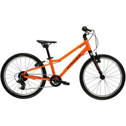 KROSS Kinderfahrrad "KROSS Kinderrad Lightweight Liftie 20" orange", 25cm, 20 Zoll (50,80cm) hinten: 20 Zoll (50,80cm), orange, Fahrr&auml;der