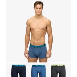 Superdry Men's Boxershorts im Dreierpack Marineblau - Gr&ouml;&szlig;e: L 1078116600105CZR003