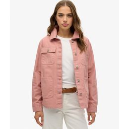 Superdry Women's Chore Jacke Pink - Gr&ouml;&szlig;e: 36 2082217000639MIP030
