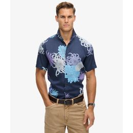 Superdry Herren Hawaii-hemd Marineblau - Gr&ouml;&szlig;e: L 10410090001542DX003