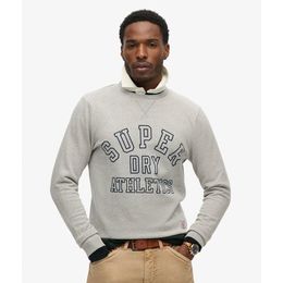 Superdry Herren Athletic Sweatshirt mit Print Grau - Gr&ouml;&szlig;e: S 1040607500800ZUC001
