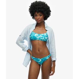 Superdry Damen Raffinierte Bikinih&ouml;schen mit Print Blau/wei&szlig; - Gr&ouml;&szlig;e: 44 21240350004332CU025