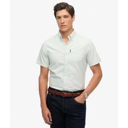 Superdry Herren Oxford Kurzarmhemd Gr&uuml;n - Gr&ouml;&szlig;e: Xxl 10410090002122DV005