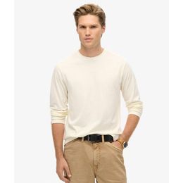 Superdry Herren Klassisches Essential Oberteil Wei&szlig; - Gr&ouml;&szlig;e: L 1041210500714U4Y003