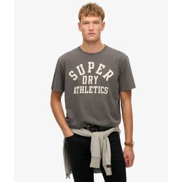 Superdry Herren Vintage Athletic Essential Grafik-t-shirt Dunkelgrau - Gr&ouml;&szlig;e: M 104040550317400Q002