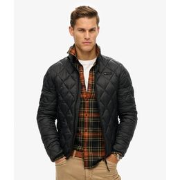 Superdry Herren Fuji Lite Jacke mit Rautensteppung Schwarz - Gr&ouml;&szlig;e: M 102020200061212A002