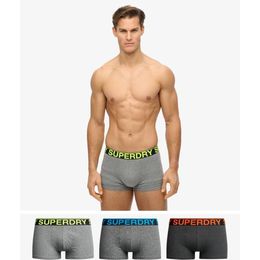 Superdry Men's Boxershorts im Dreierpack Grau - Gr&ouml;&szlig;e: L 10781166001041NA003