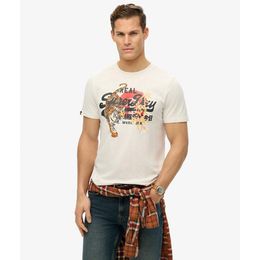 Superdry Herren Vintage Logo Tokyo Relaxed T-shirt Wei&szlig; - Gr&ouml;&szlig;e: M 1040405503187U4Y002