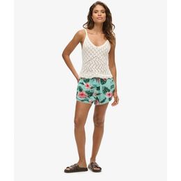 Superdry Damen Beach Shorts, Gr&uuml;n, Gr&ouml;&szlig;e: 42 21234295001372KL020