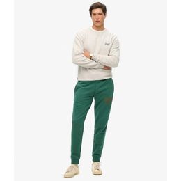 Superdry Herren Klassische Vintage Jogginghose mit Logo-grafik Gr&uuml;n - Gr&ouml;&szlig;e: XL 1061914600318GCI004