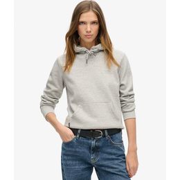 Superdry Damen Grau Essential Hoodie mit Logo, Gr&ouml;&szlig;e: 40 2102622501755D6V019